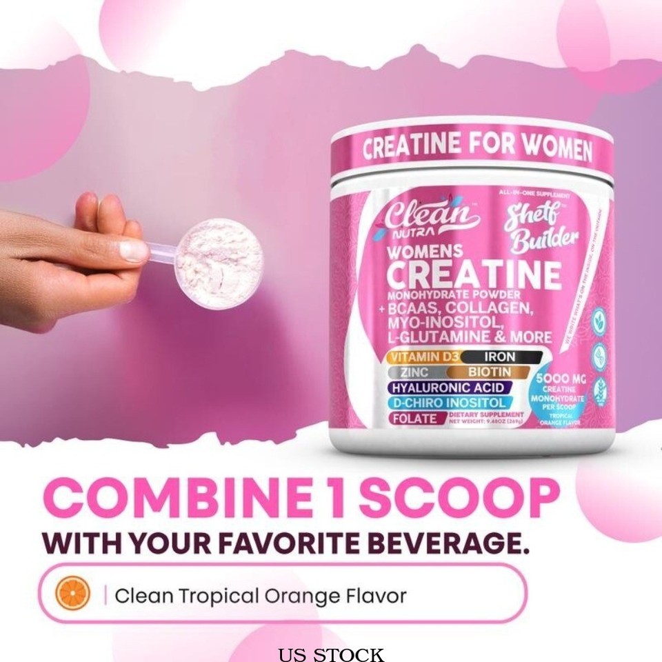 Women’s Creatine Powder Blend with BCAAs Collagen Inositol | eBay