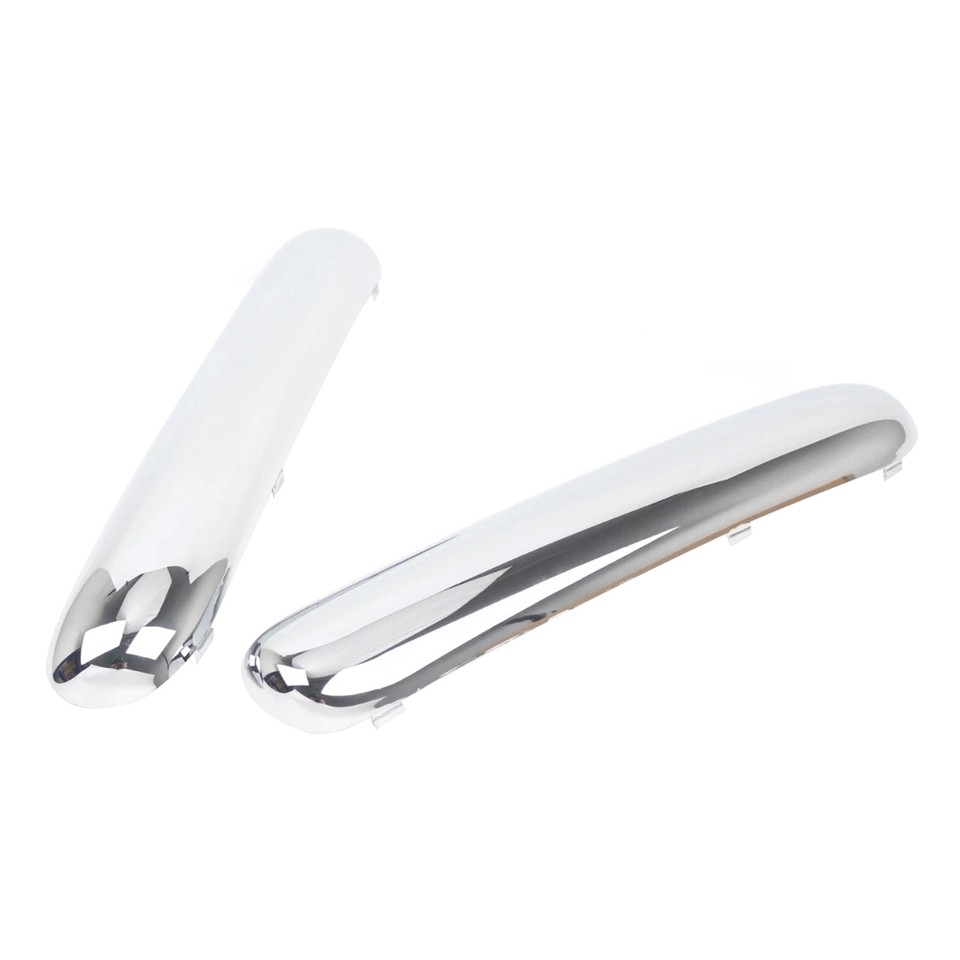 Pair Front Bumper Chrome Trim Set For Mini One Cooper R50/R52/R53 2001 ...