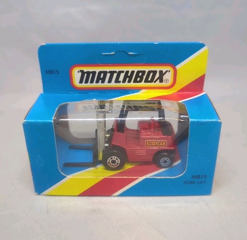 Matchbox Lesney Superfast No15 FOLK LIFT TRUCK " RED " HIGH LIFT with ...