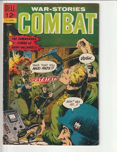 War-Stories COMBAT #19 nice FN DELL Comic Book 1966 | eBay
