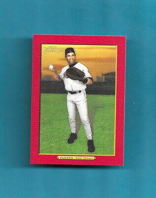 2006 Topps Turkey Red PARALLEL RED # 351 MIKE PIAZZA SAN DIEGO PADRES ...