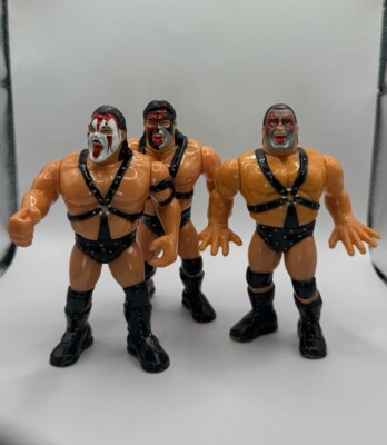 Vintage WWF HASBRO DEMOLITION AX & SMASH W/CRUSH Wrestling Tag Team ...