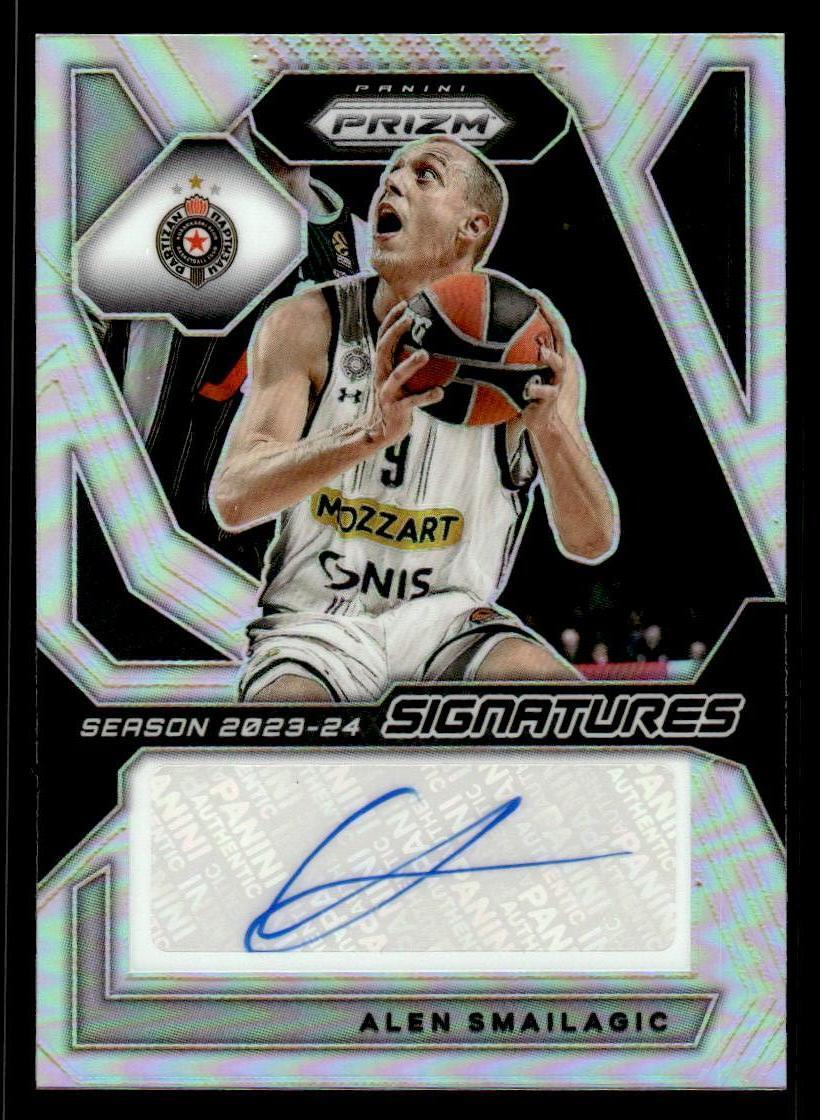 Alen Smailagic 2023-24 Panini Prizm Auto EuroLeague #SI-SLG Signatures ...