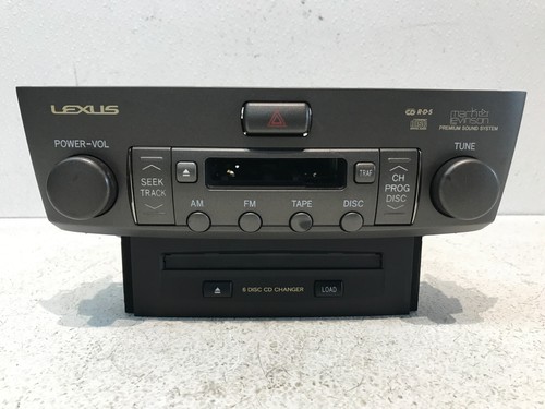 2001 2002 2003 2004 LEXUS LS430 CASSETTE TAPE RADIO FM/AM CD DISC ...