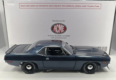 ACME/GMP 1/18 Scale 1970 AAR CUDA W/Dog Dish Wheels & Decals Removed | eBay