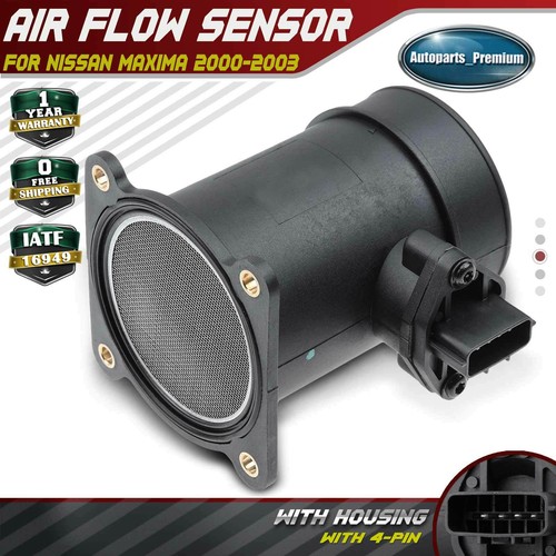 Mass Air Flow Sensor for Nissan Maxima 2000-2003 V6 3.0L 3.5L GAS 22680 ...