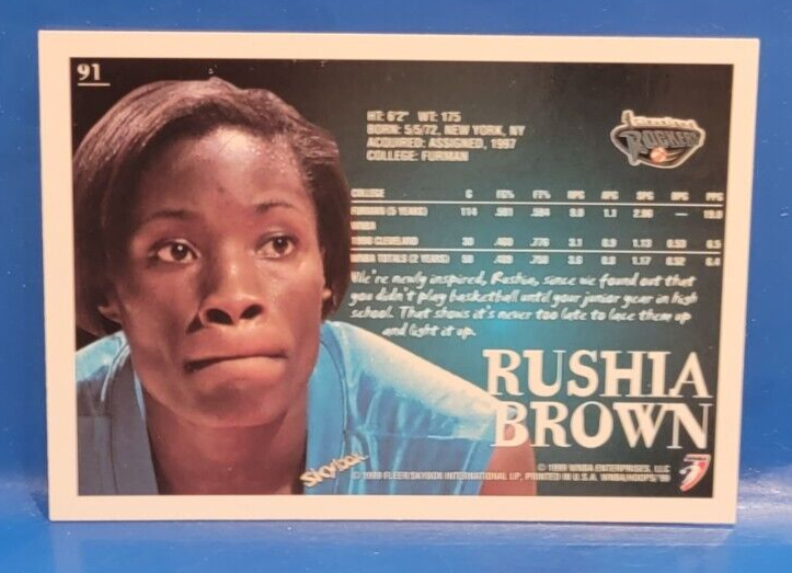 Rushia Brown B Rockers Fleer SkyBox International No 91 | eBay