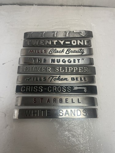 Mills Slot Assorted Name Plates For High Tops | eBay