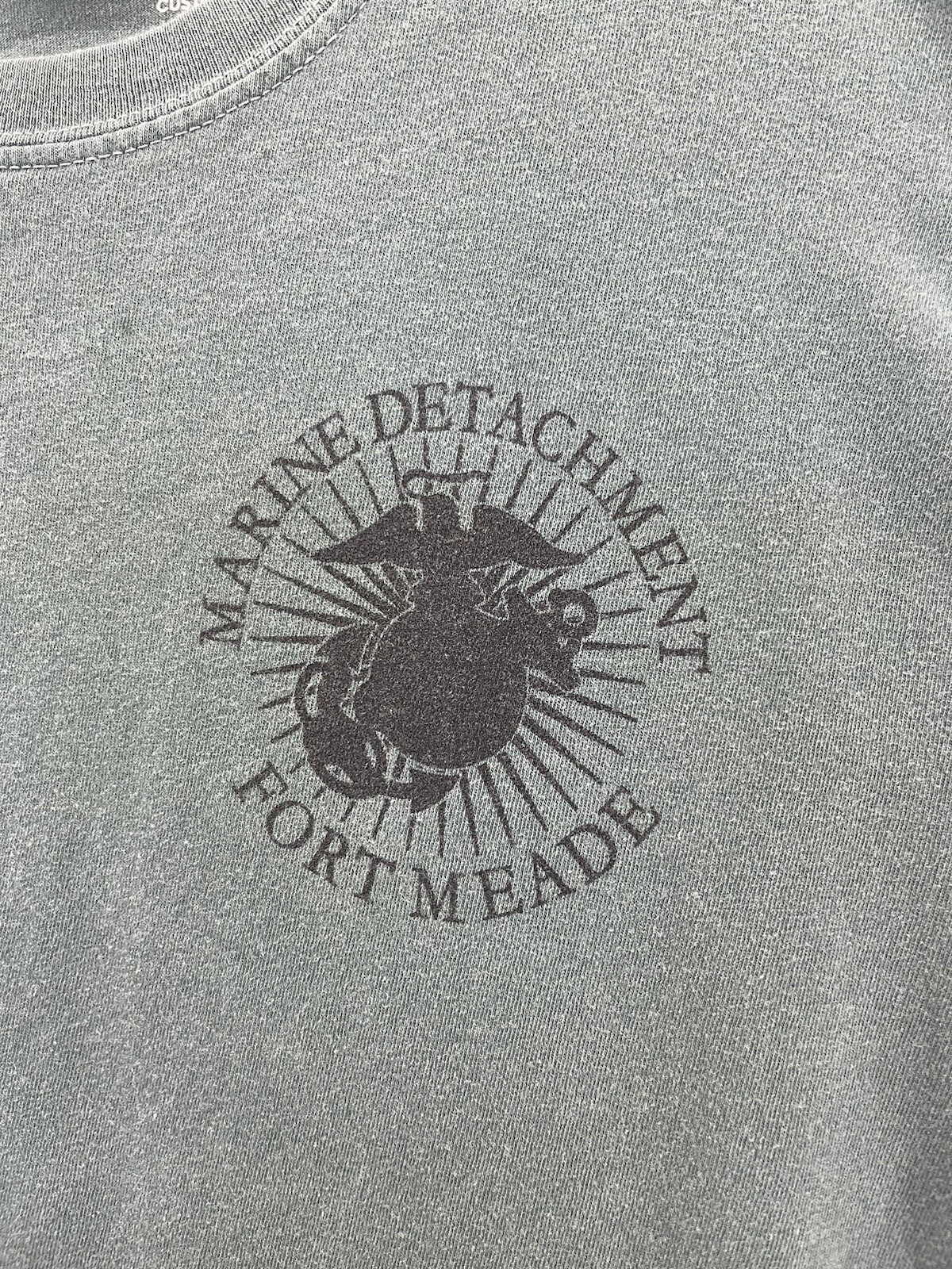 US Marine Detachment Fort Meade T Shirt Adults Size S… - Gem
