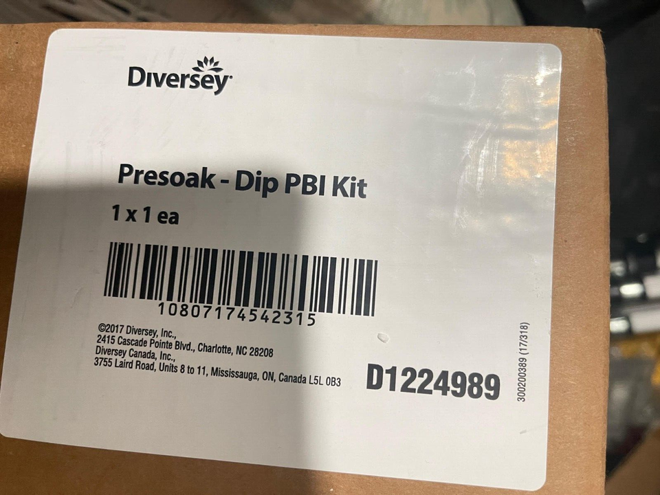 Diversey Presoak- Dip PBI Kit D1224989 9JDK116-5 Presoak installation ...