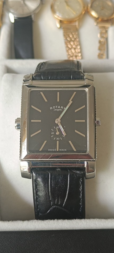 Rare Rotary Revelation Reverso Men’s Watch Working New Battery Good ...