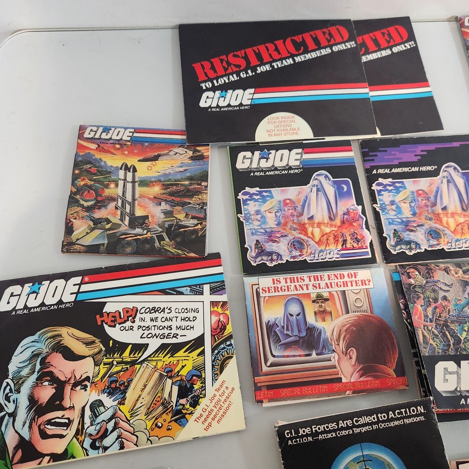 Hasbro G.I. Joe ARAH Vintage Paper Lot - Catalogs Order Forms Pages ...