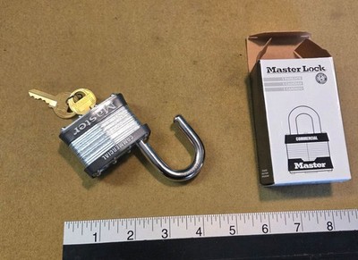 Master Lock model no. 5 commercial heavy duty padlock with 2 keys - New ...