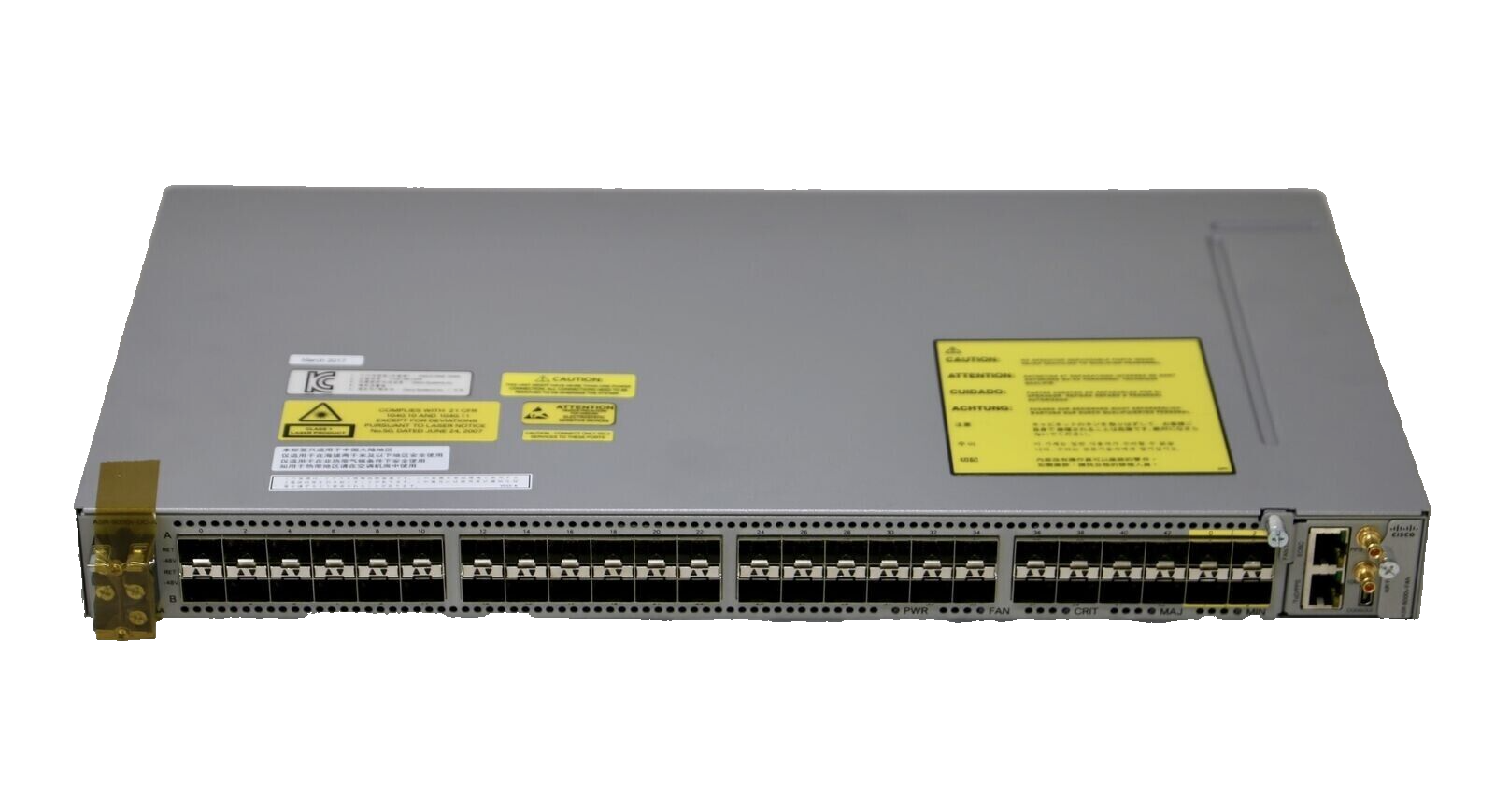 CISCO ASR-9000V-DC-A V04 44-Port GE + 4-Port 10GE Router DC Power NEW ...