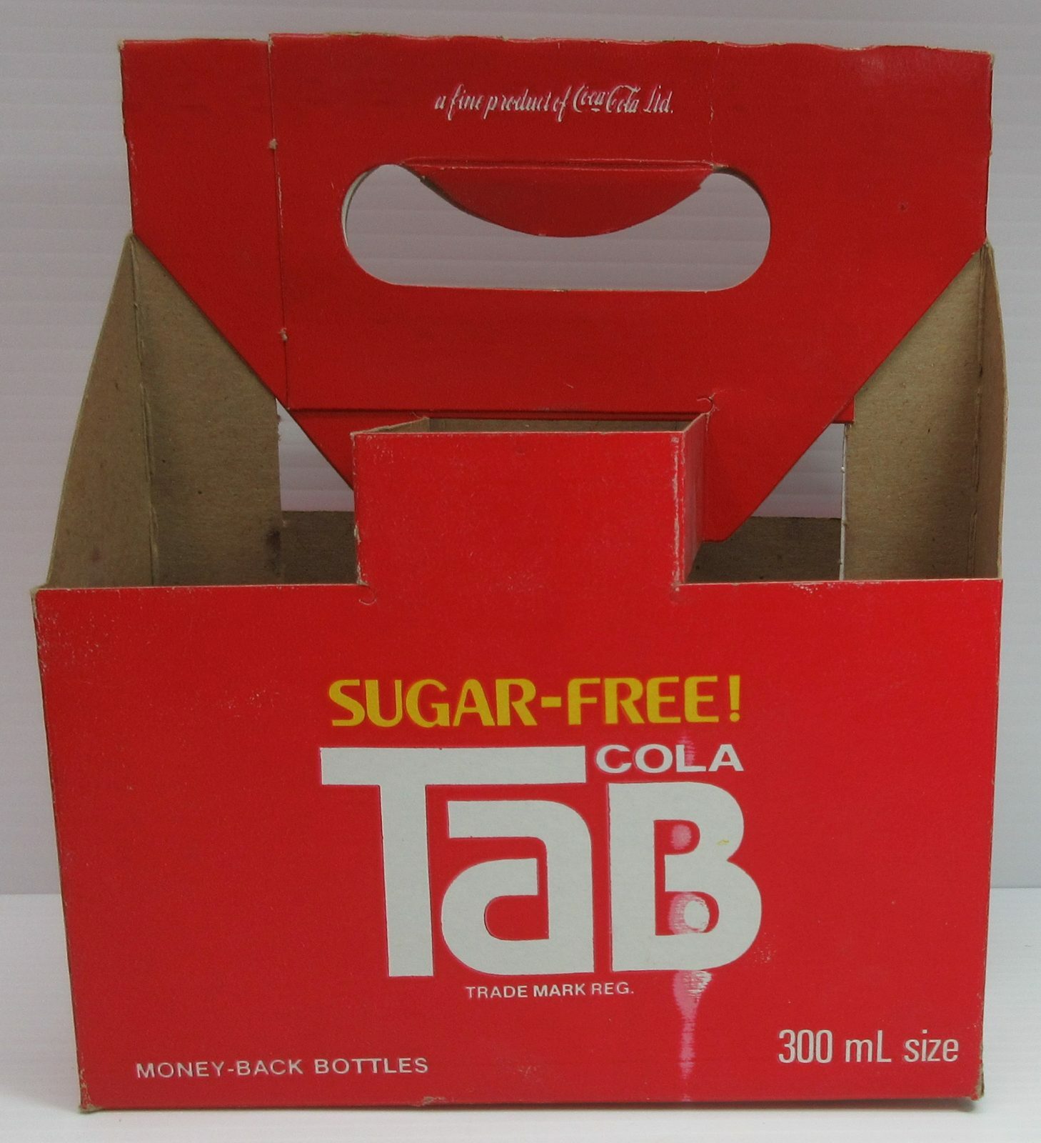 Tab Sugar-Free Cola! Cardboard Bottle Carrier Carton | eBay