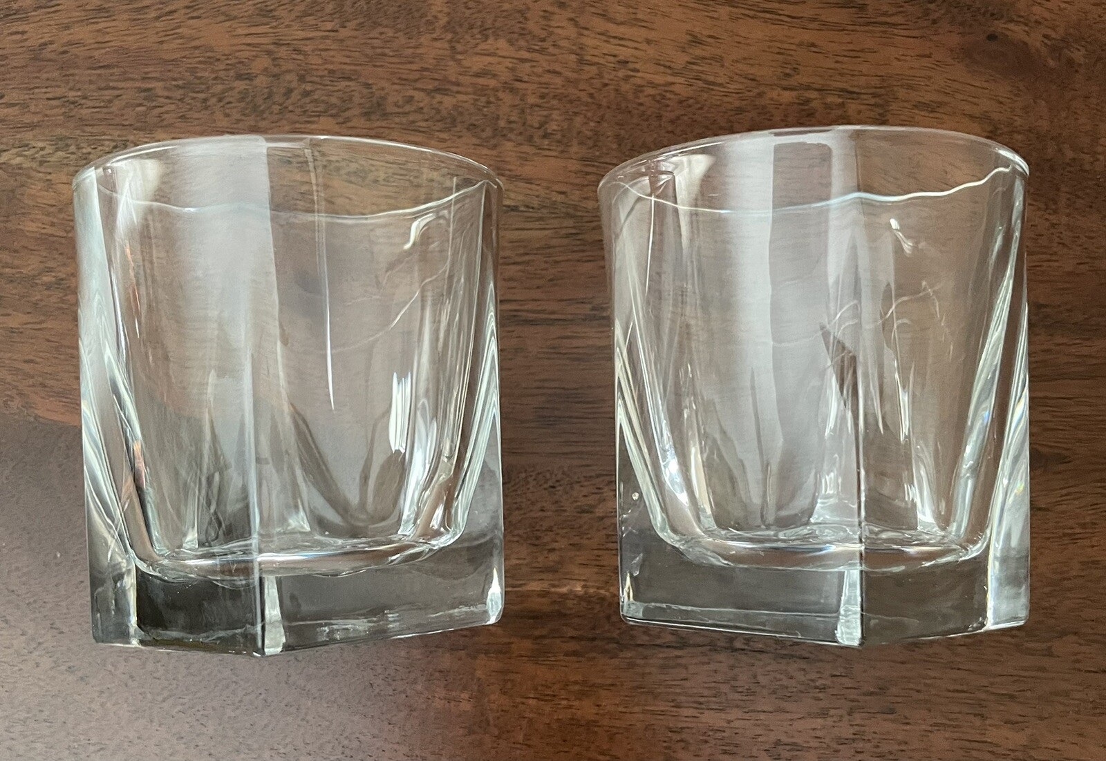 2 Libbey Duratuff Clear Inverness Rocks Old Fashioned Glasses 8 oz 5 ...