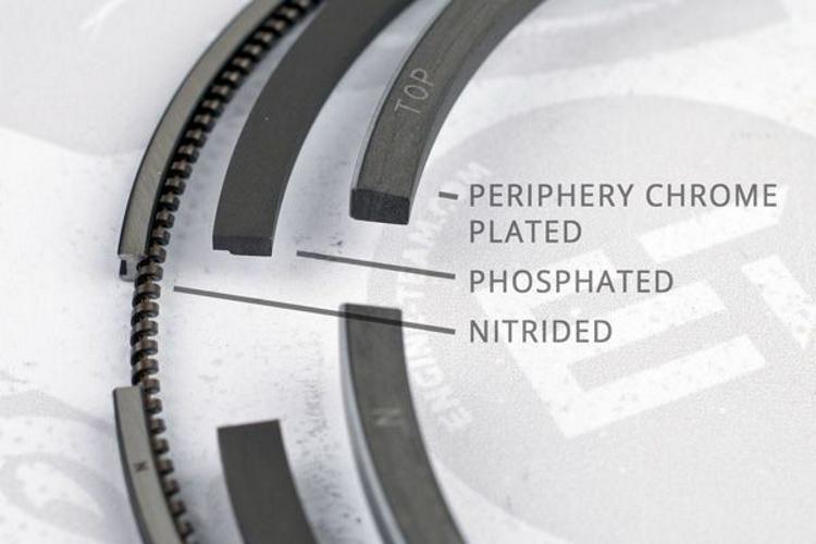 ET ENGINETEAM Jeu de segments de pistons R1004500 pour OPEL Movano Bus ...