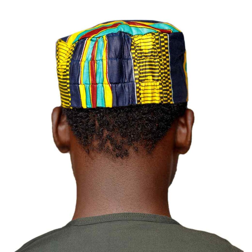 Kente Kufi Hat, Handmade Men Fashion Beanie Cap | eBay