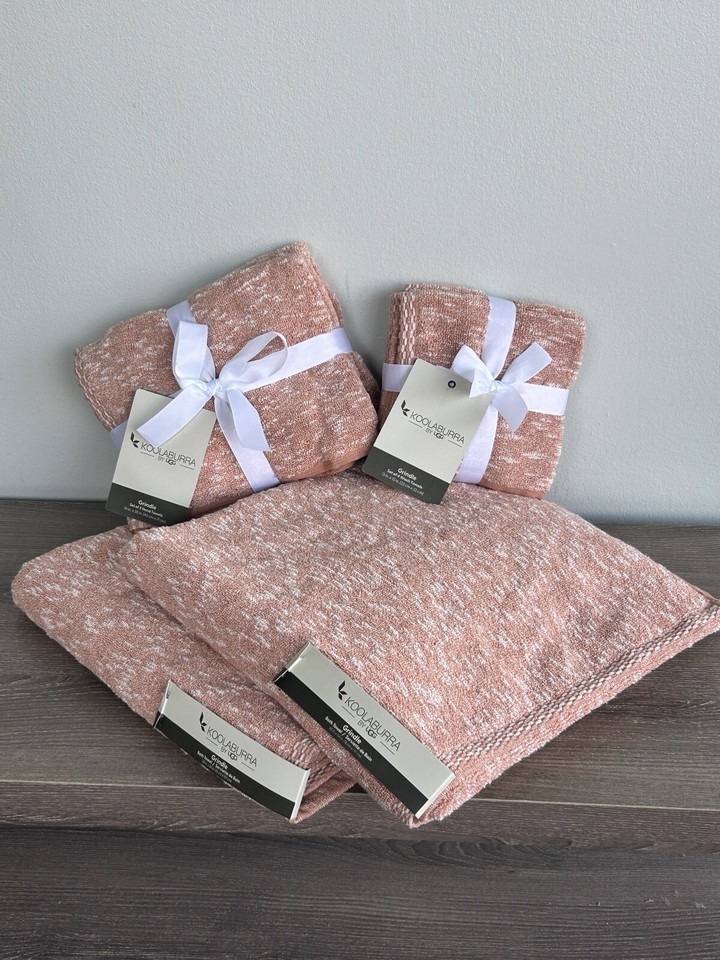 KOOLABURRA by UGG 100% COTTON-Grindle-BATH TOWELS 8pc set. OEKO-TEX | eBay