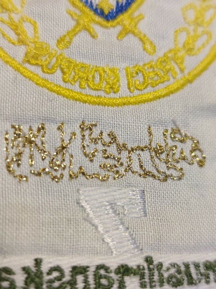 🔴BOSNIA ARMY 7th MUSLIM BRIGADE 3rd CORPS - Arabic text laced with gold ...