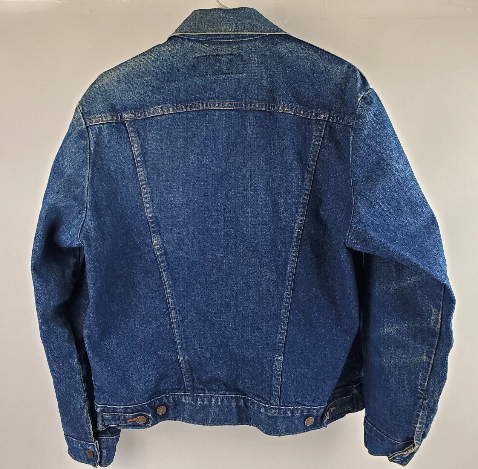 Vtg Wrangler Jacket Cowboy Cut Western Denim Blue But… - Gem