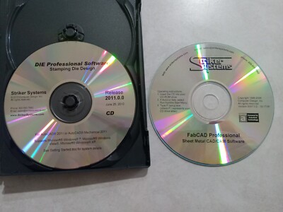 Striker Systems 2011 DIE Professional FabCAD Sheet Metal CAD CAM ...