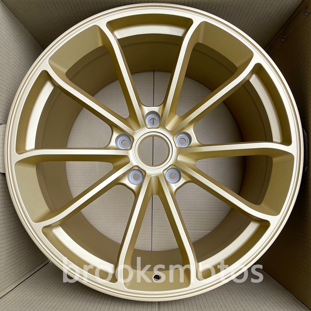 19" 20" SATIN GOLD FORGED WHEELS RIM FIT PORSCHE 911 CARRERA S/T NARROW ...