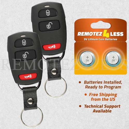 2 Remote Keyless Entry For 2007 2008 2009 Hyundai Entourage Car Key Fob ...