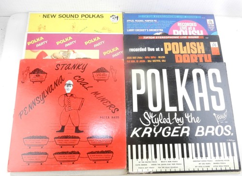 13 Polish POLKA LP 33 RPM RECORDS J Soldridge LARRY CHESKY Stanky ...