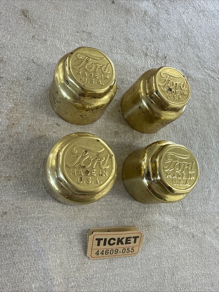 Antique Model T Ford Brass Hubcaps 1909-1915 Ford Model T Speedster | eBay