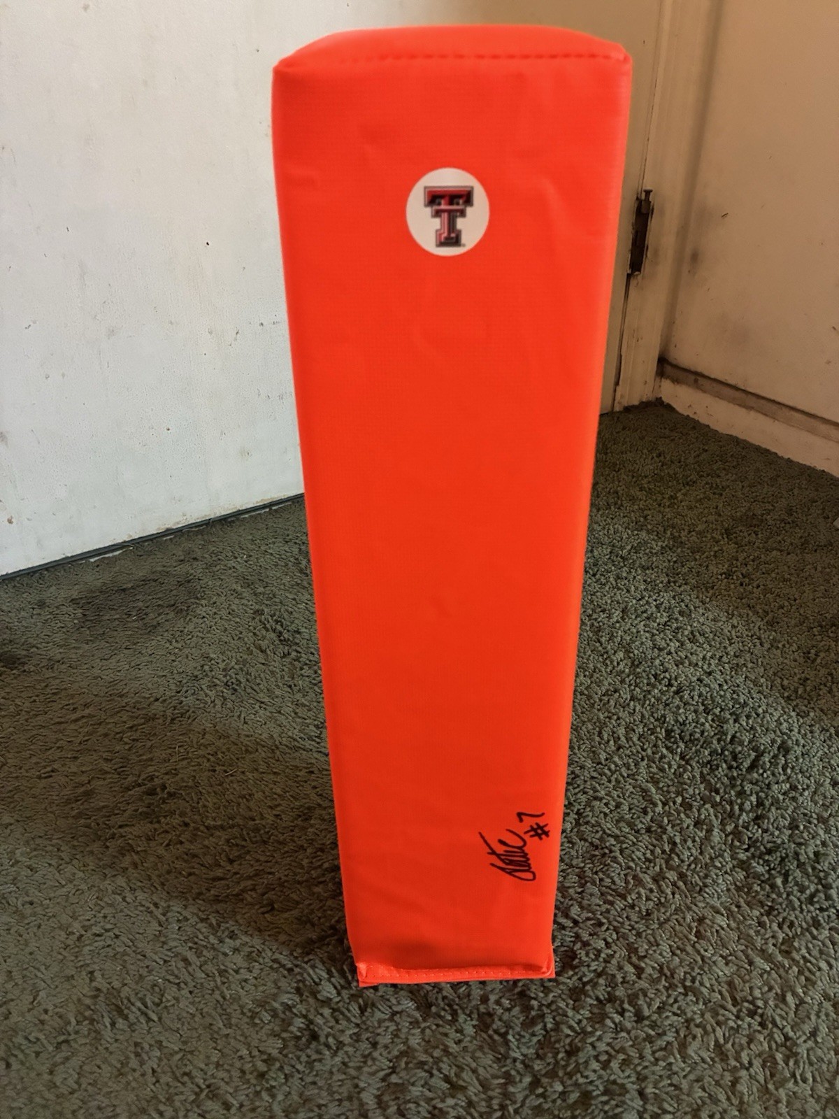 Terrance Carter Jr Signed Autographed Pylon Texas Tech Red Raiders | eBay