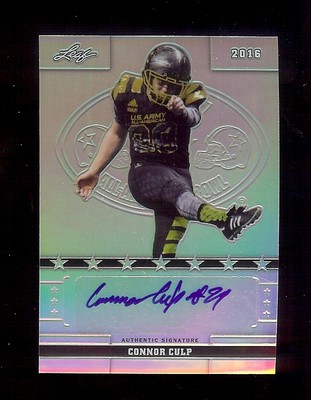 CONNOR CULP - LSU Tigers Football - 2016 Leaf Army *METAL* - #102 ...