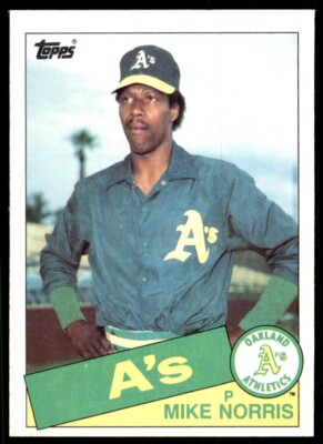 1985 Topps Mike Norris Baseball Cards #246 | eBay