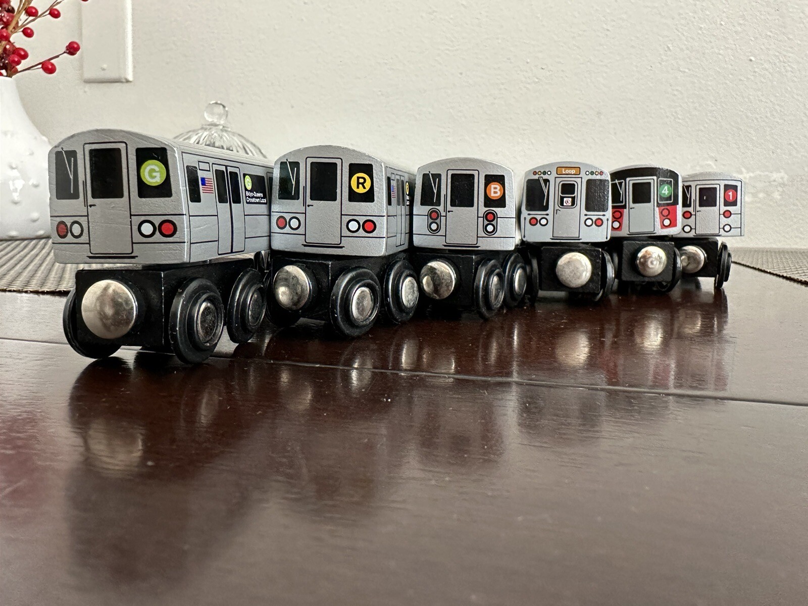 Munipals NYC MTA New York City Transit wood trains B-G-R-CTA-4-1 | eBay