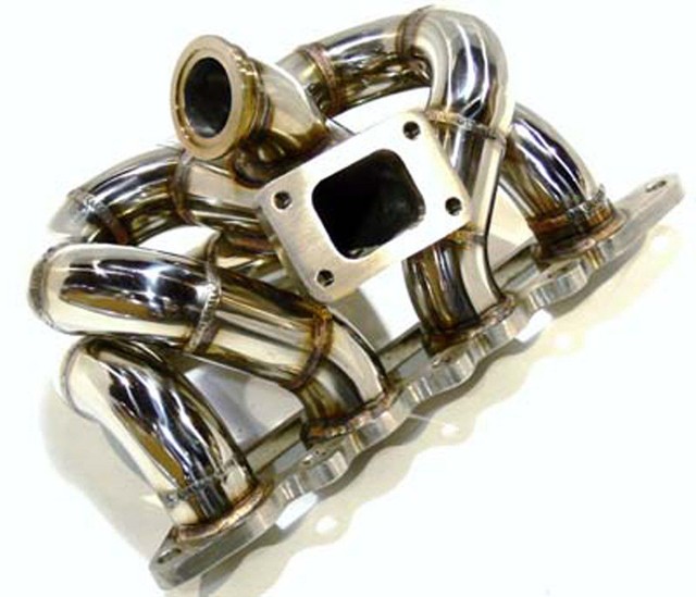 OBX Racing Turbo Header Manifold w/ Downpipe for 2000-2003 Ford Focus ...