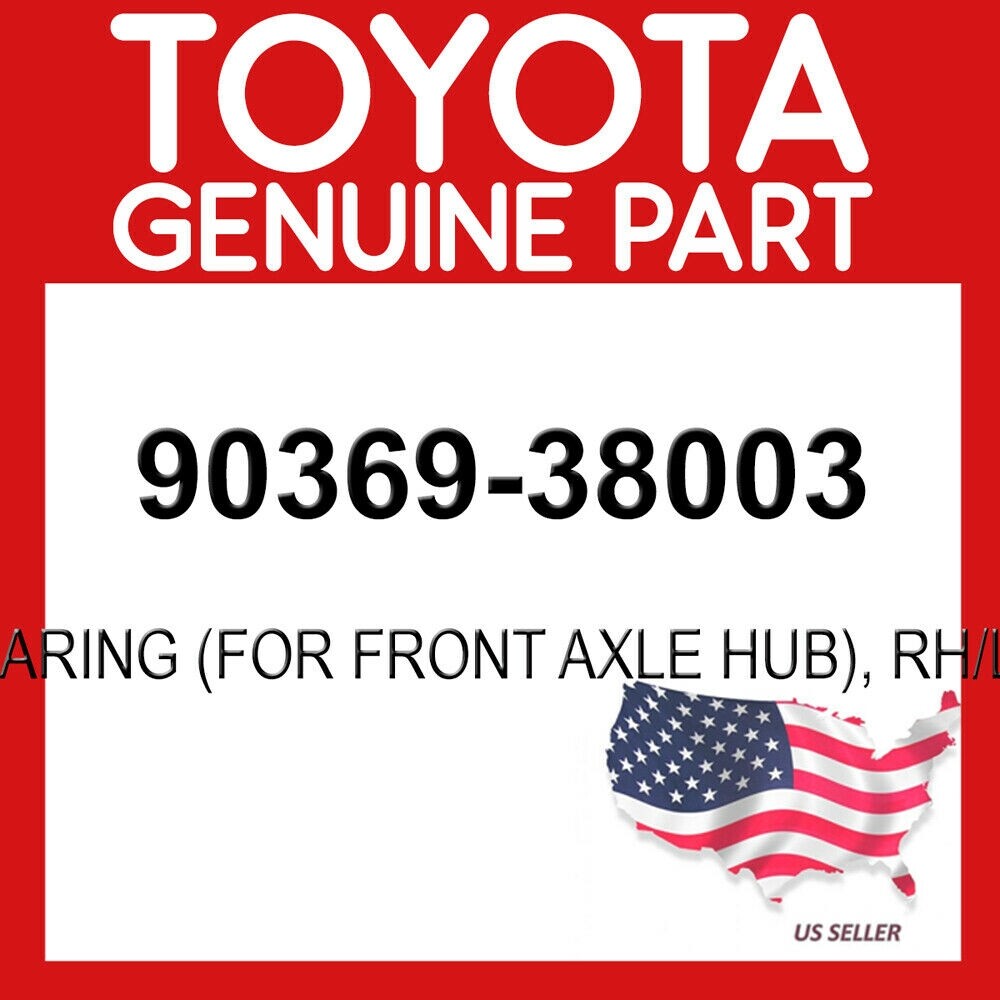 Toyota Genuine 90369-38003 Bearing (For Front Axle Hub) RH/LH OEM | eBay