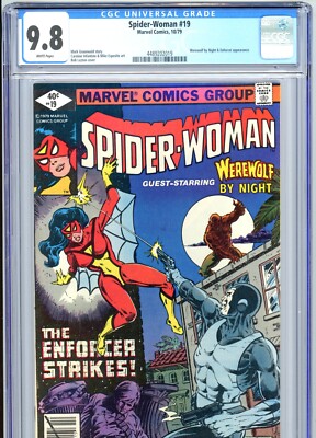 Spider-Woman #19 CGC 9.8 White Pages Werewolf By Night Marvel Comics ...