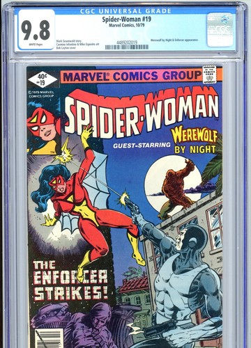 Spider-Woman #19 CGC 9.8 White Pages Werewolf By Night Marvel Comics ...