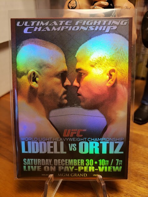 2010 Topps UFC Fight Poster UFC 66 #FPR-UFC66 Chuck Liddell Vs Tito ...