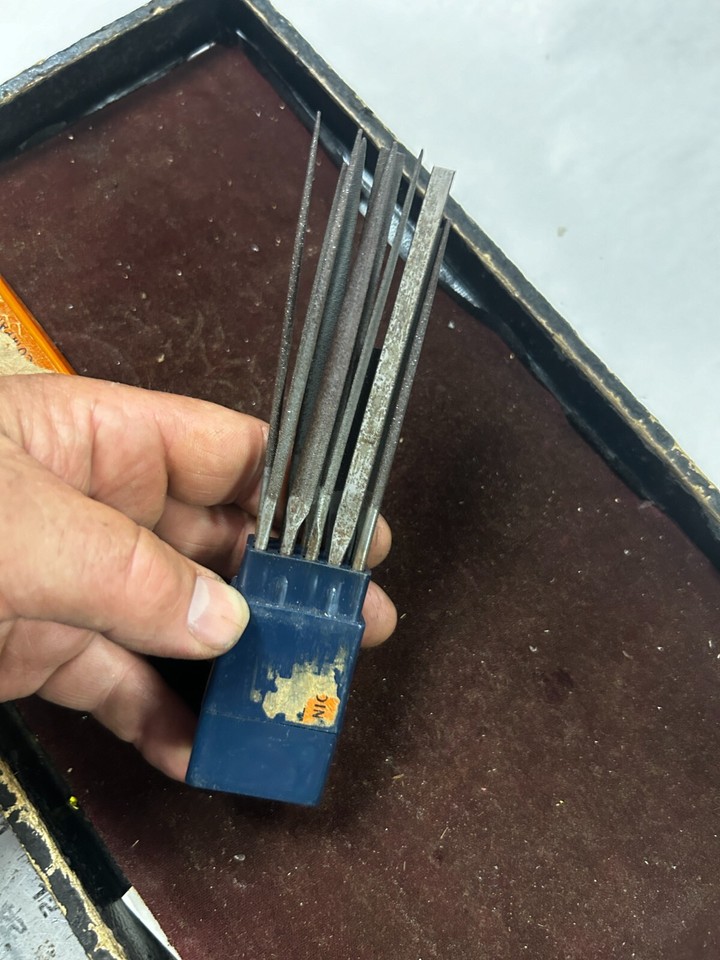 MACHINIST TpCbOkCb TOOLS LATHE MILL Machinist Jewelers Needle Files in ...