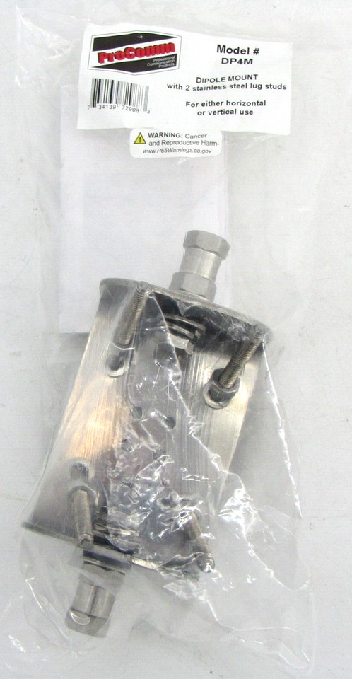 ProComm DP4M Dipole Antenna Mount Bracket 3/8-24 Studs CB Radio ...