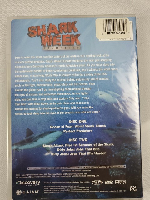 Shark Week - Favorites DVD Movie Factory for sale online | eBay