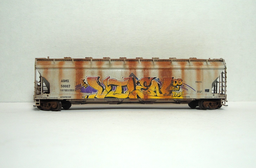 N Scale Atlas #50 006 068 ADM custom weathered ACF Pressureaide Hopper ...