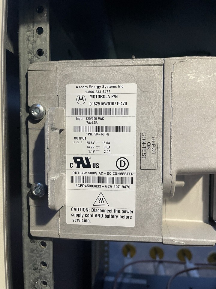 Motorola MTR2000 VHF 100W Repeater/Base Station T5766A 132-174MHz R1/R2 ...