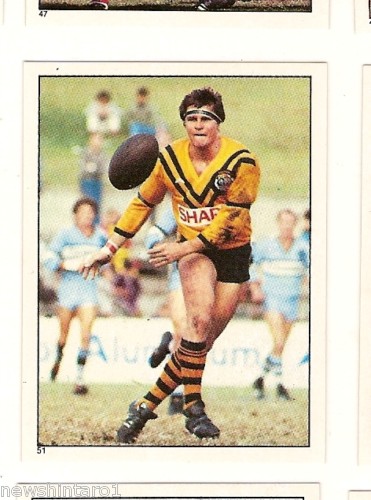 1983 RUGBY LEAGUE STICKER #51 WAYNE PEARCE, BALMAIN TIGERS | eBay