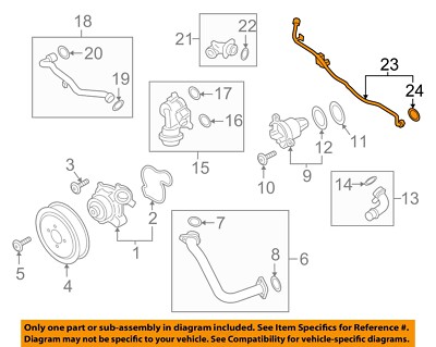 PORSCHE OEM 17-22 Cayenne,Panamera Cooling Water Pump-Vent Tube ...