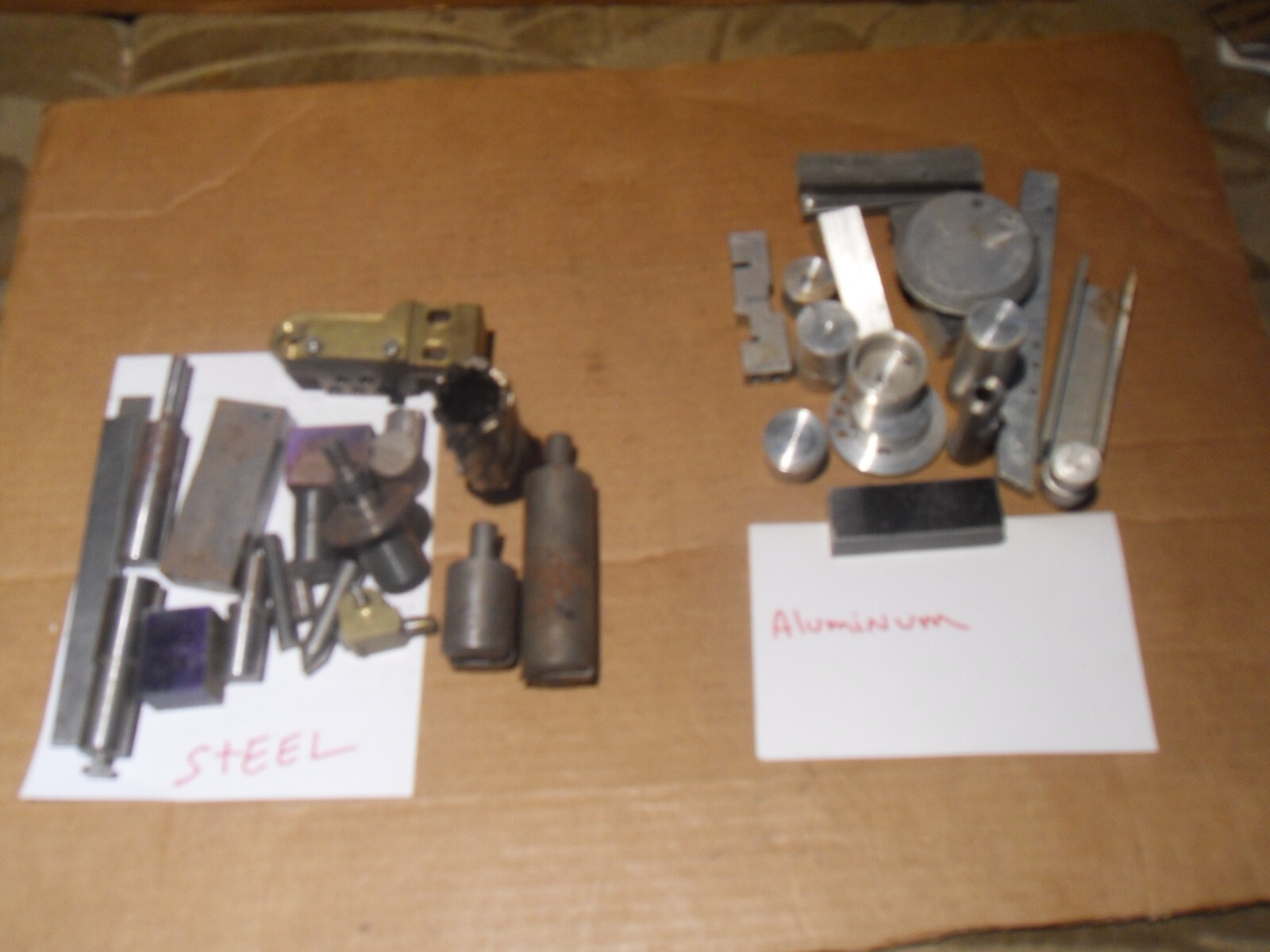 Lot of Vintage MACHINIST TOOLS BLOCKS - MACHINIST BOX CONTENTS - AS ...