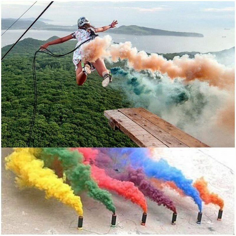 Colorful Fire Smoke