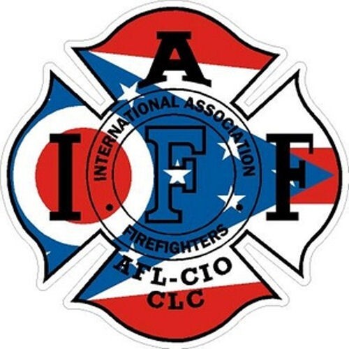4 Inch Reflective Ohio IAFF Firefighter Maltese Cross Sticker Decal | eBay