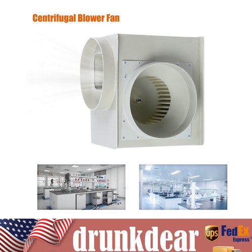 Lab Centrifugal Exhaust Fan Ventilator Chemical Cabinet Fume Hood Air ...